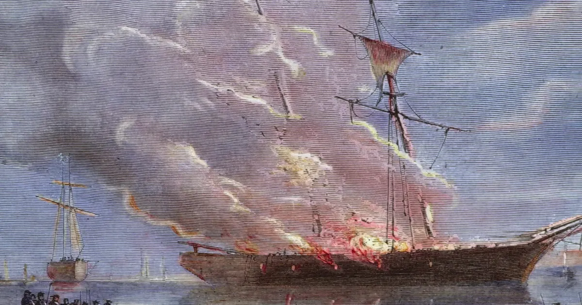 The Burning of the Gaspee: The Spark That Lit the Revolution | American ...