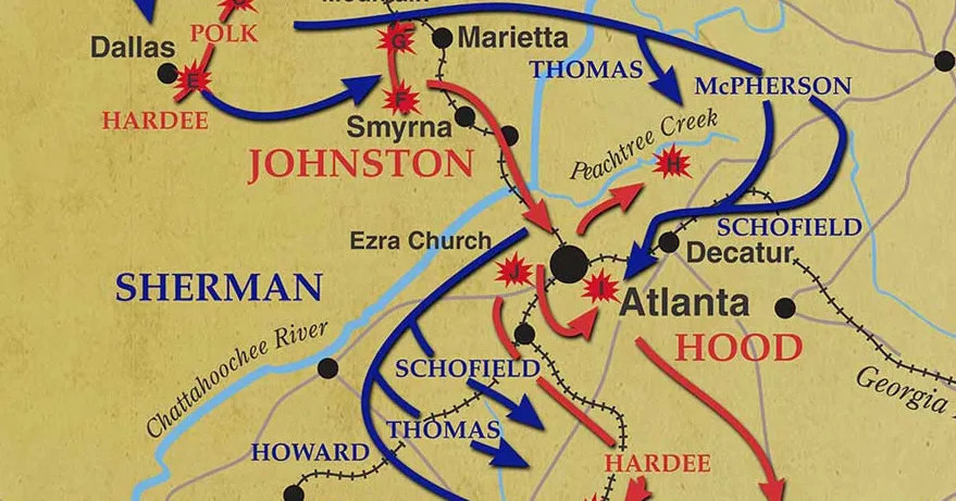 Atlanta Campaign Maps | American Battlefield Trust