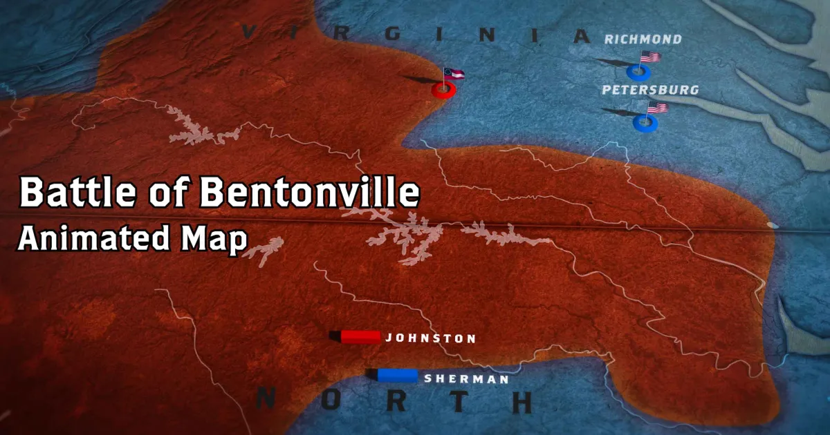 Battle of Bentonville | Animated Map | American Battlefield Trust