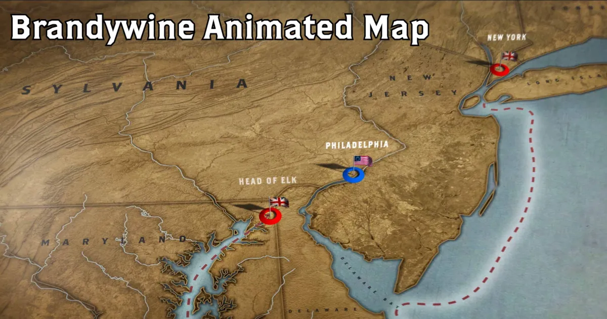 Battle of Brandywine | Animated Map | American Battlefield Trust