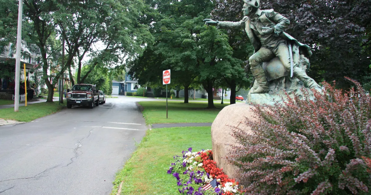 General Nicholas Herkimer Statue, Herkimer, New York | American ...