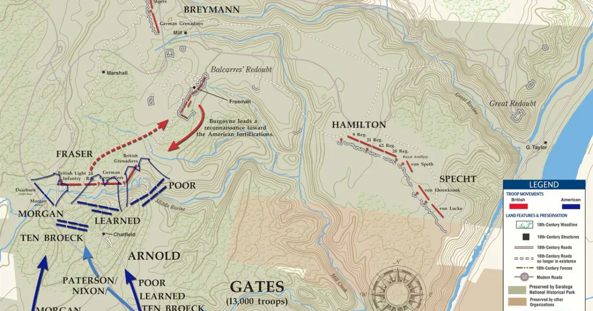 Saratoga | Bemis Heights | Oct 7, 1777 | 3:30 - 4:00 pm | American ...