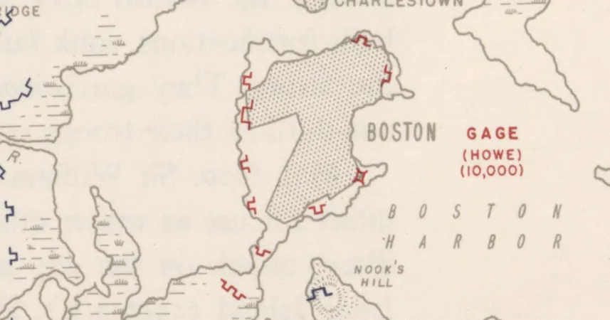 Siege of Boston Maps | American Battlefield Trust