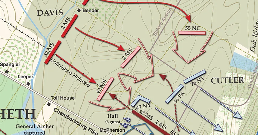 Gettysburg - McPherson’s Ridge - July 1, 1863 - 9:30am to 11:30am ...