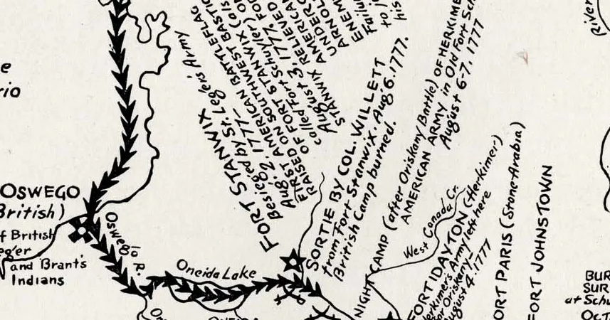 Maps of Oriskany, New York (1777) | American Battlefield Trust