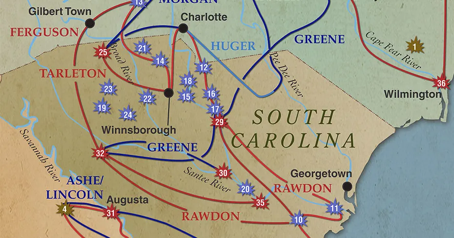 The Southern Campaign | 1776 - 1781 | American Battlefield Trust