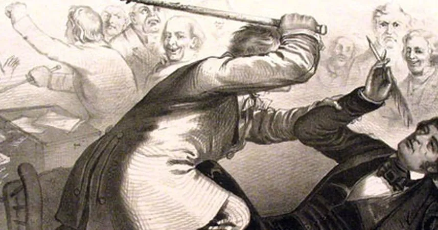 The Caning of Charles Sumner | American Battlefield Trust