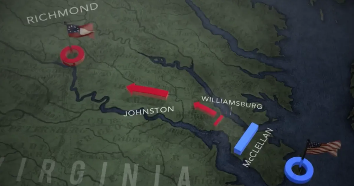 The Peninsula Campaign Animated Map | American Battlefield Trust