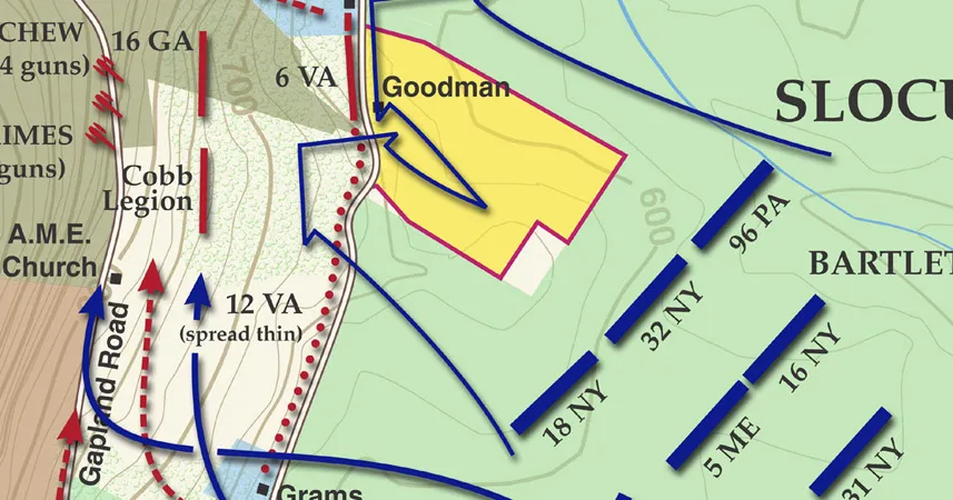 South Mountain - Crampton’s Gap - September 14, 1862 - 5:30pm to 6pm ...