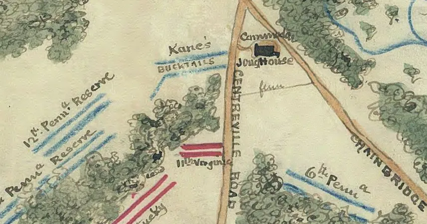 Battle at Dranesville, Va. Decr. 20th, 1861. | American Battlefield Trust