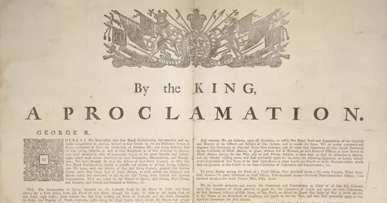 Royal Proclamation of 1763 | American Battlefield Trust
