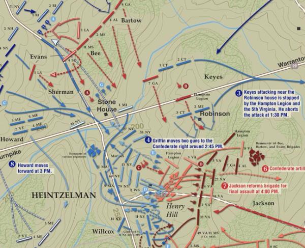 La batalla de Bull Run Battle Facts and Summary | American Battlefield ...