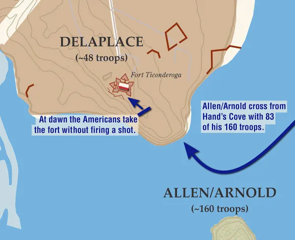 Ticonderoga Seized: America Takes the Offensive | American Battlefield ...