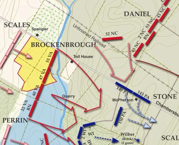 Gettysburg - Defense of Seminary Ridge, July 1, 1863 - 4:00 p.m ...