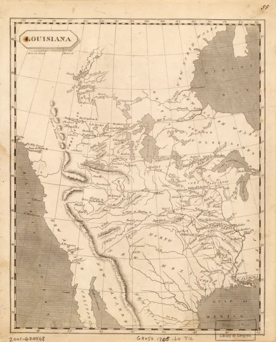 Expansion and Exploration in the New Republic: The Louisiana Purchase ...