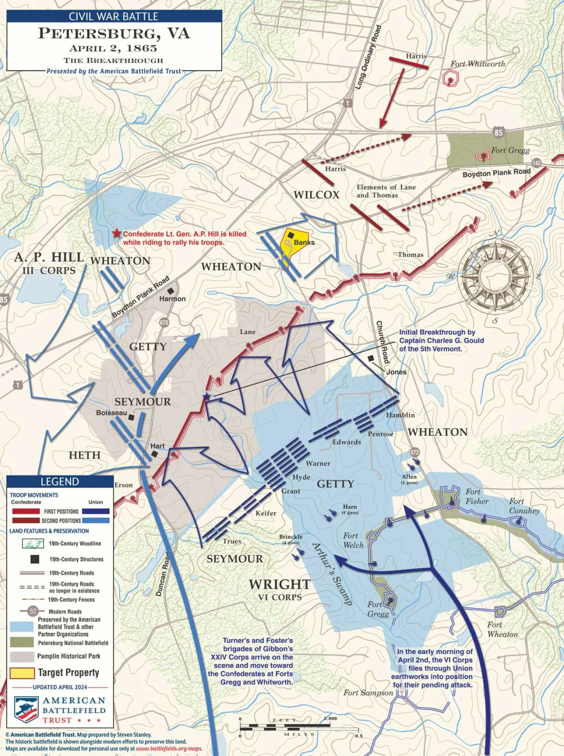 Petersburg | The Breakthrough | Apr 2, 1865 | American Battlefield Trust