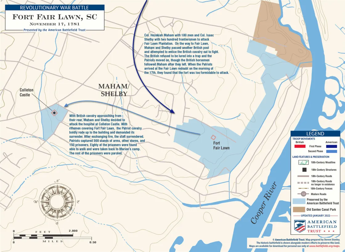 Fort Fair Lawn | Nov 17, 1781 | The Liberty Trail