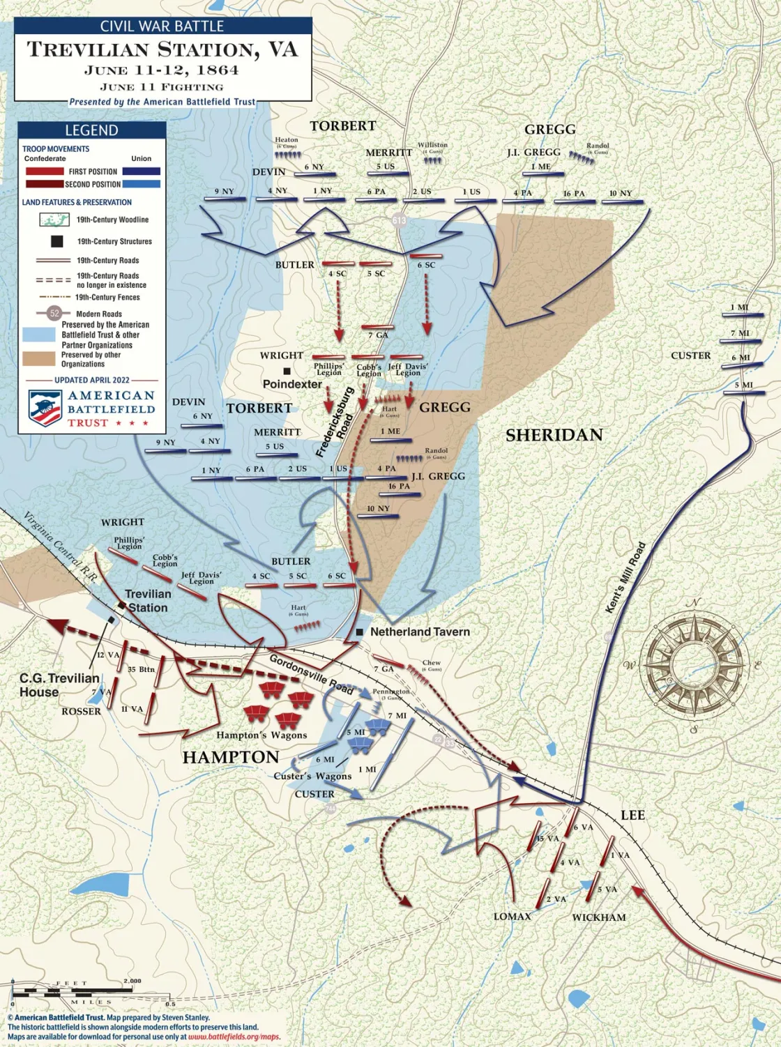 Trevilian Station | Day One Fighting | June 11, 1864 | American ...