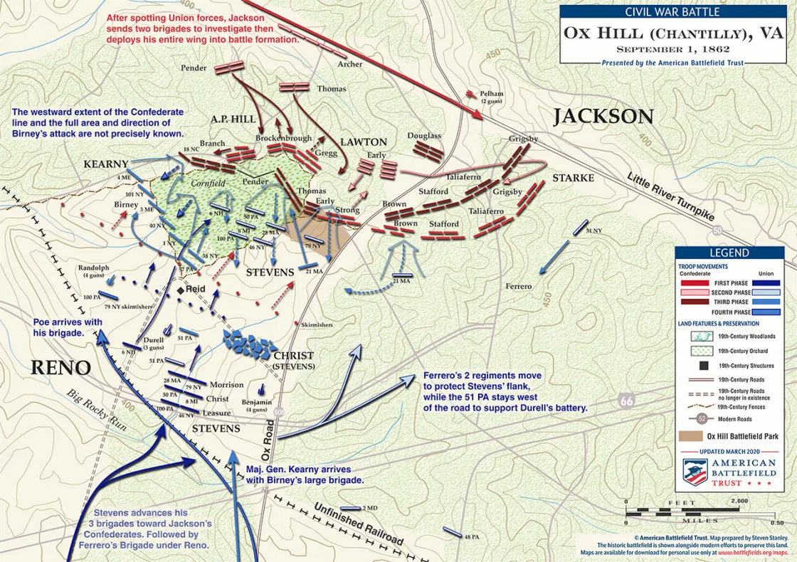 Chantilly (Ox Hill) - September 1, 1862 | American Battlefield Trust