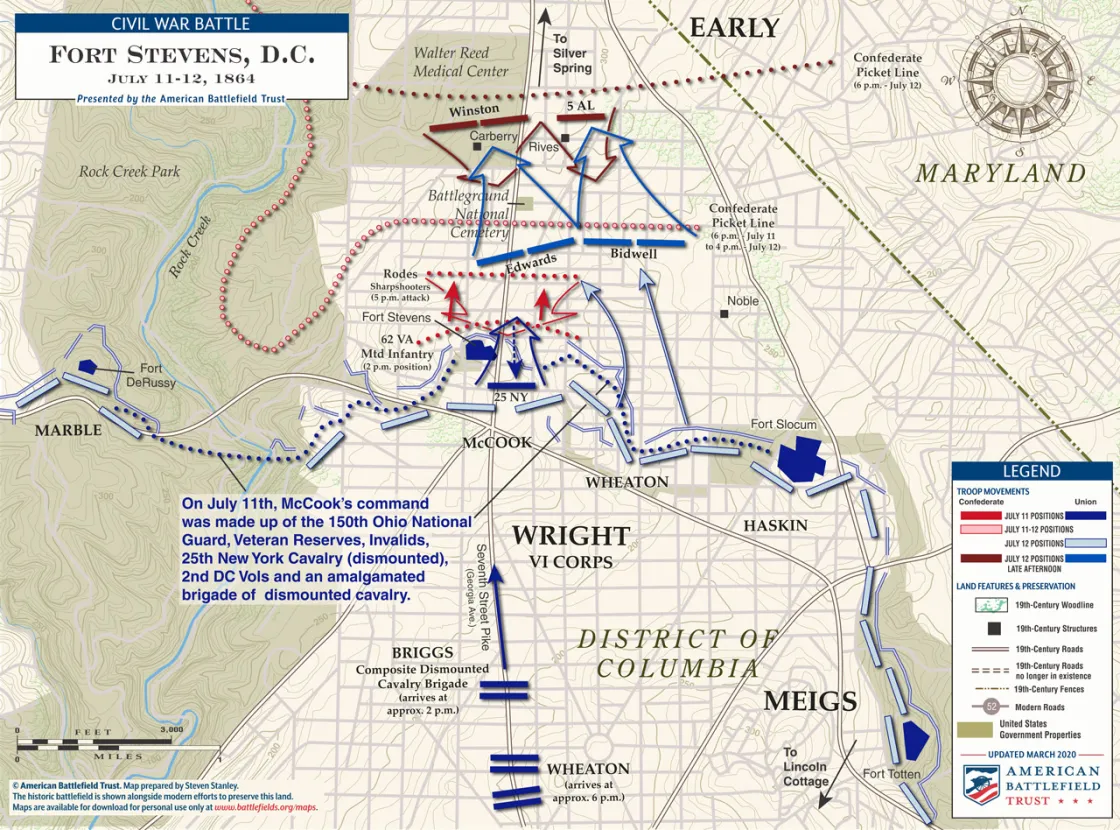 Fort Stevens | July 11-12, 1864 | American Battlefield Trust