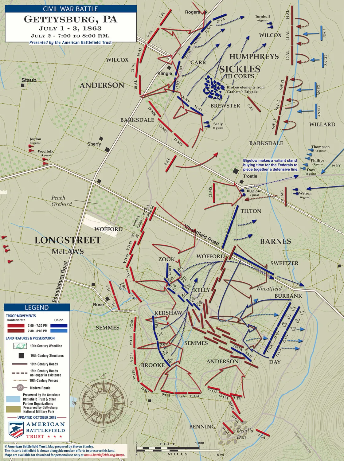 Gettysburg | The Wheatfield & Peach Orchard | July 2, 1863 | 7:00 - 8: ...