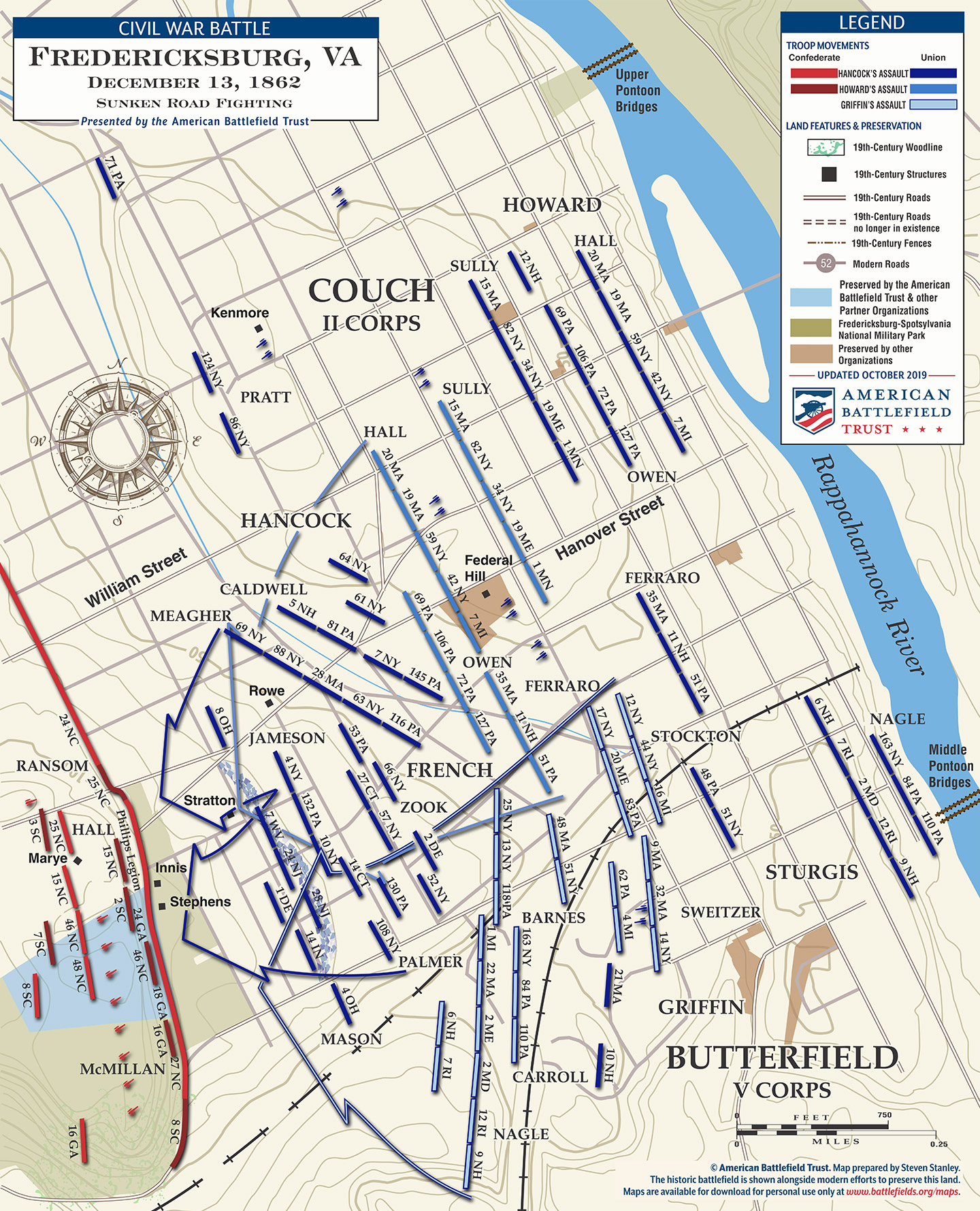 Key Civil War Battles Map