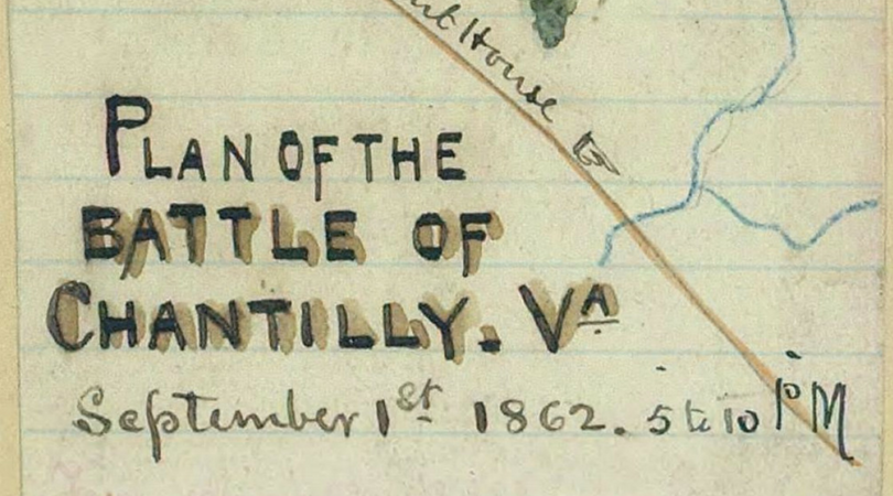 Plan of the Battle of Chantilly, Va. | American Battlefield Trust