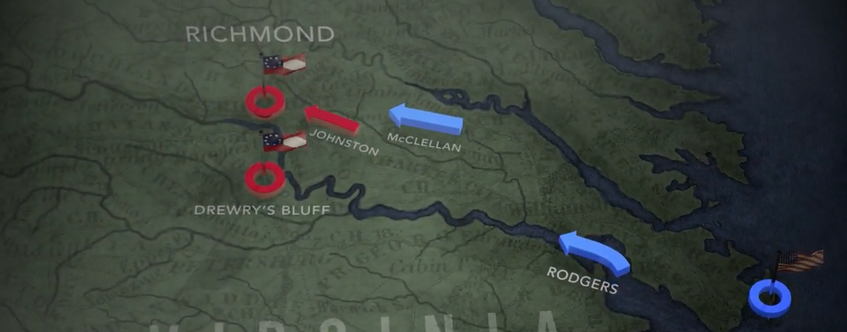 The Peninsula Campaign Animated Map | American Battlefield Trust